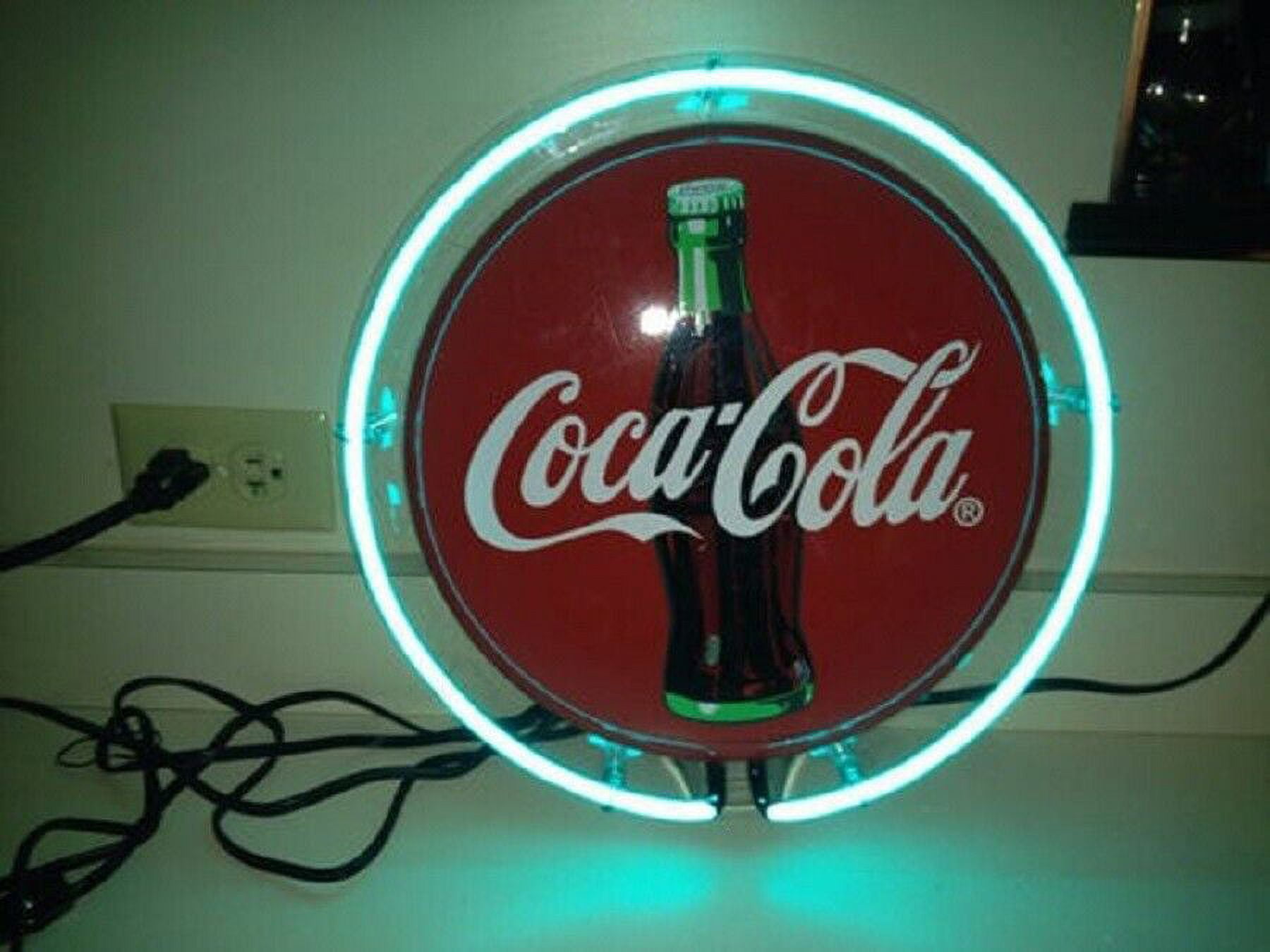 Queen Sense 12" Coca Coke And Bottle Neon Sign Acrylic Man Cave ...