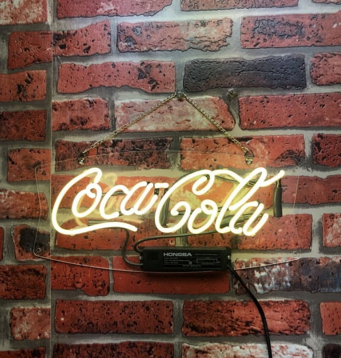 Queen Sense 14" Custom Coca Coke Neon Sign Acrylic Man Cave Beer Pub ...