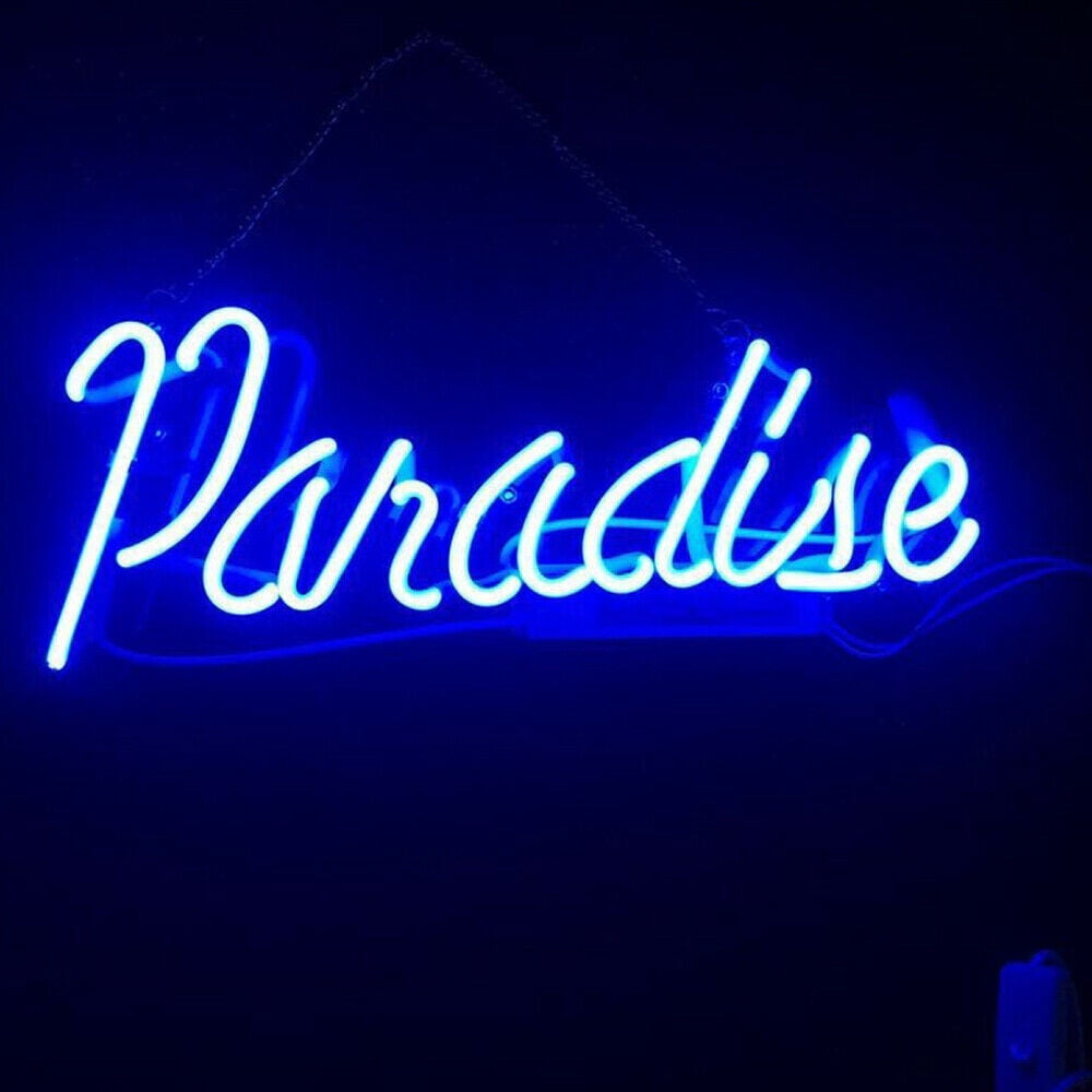Queen Sense 14" Custom Paradise Heaven Neon Sign Acrylic With Dimmer ...