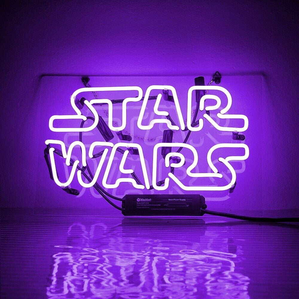 Queen Sense 14" Custom Star War Neon Sign Acrylic With Dimmer Man Cave ...