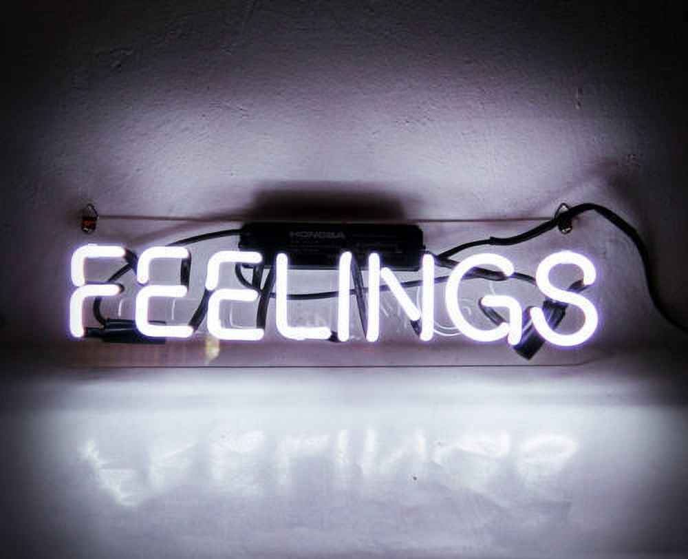 Queen Sense 14" Feelings Neon Sign Acrylic Man Cave Handmade Neon Light ...