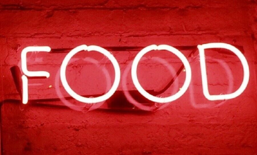 Queen Sense 14" Food Edible Neon Sign Acrylic Man Cave Beer Pub Bar ...