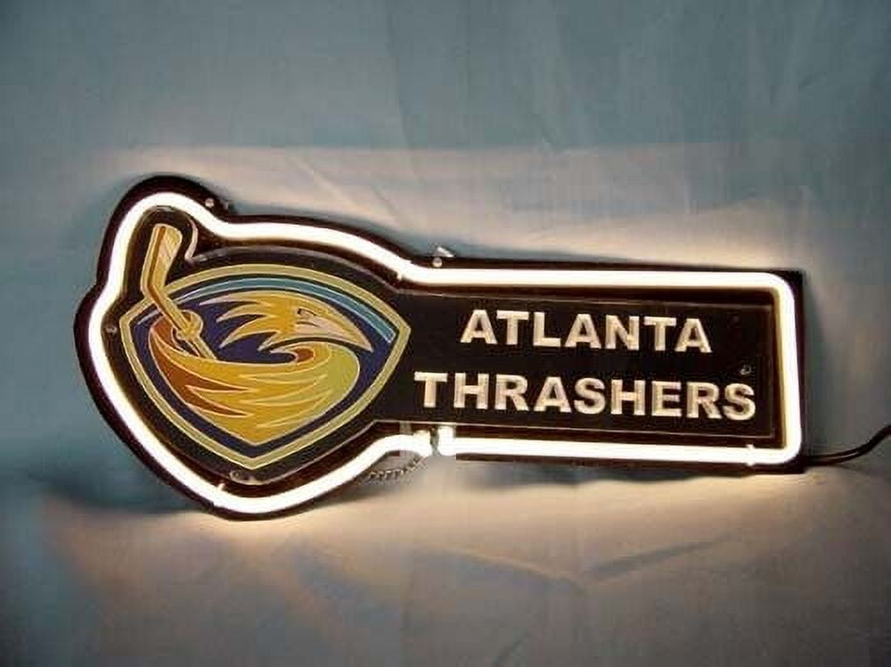Queen Sense 14" For Atlantas Sports Team Thrashers 3D Carved Neon Sign ...