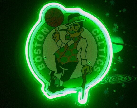 Queen Sense 14" For Bostons Sports Team Celtics 3D Carved Neon Sign Man ...