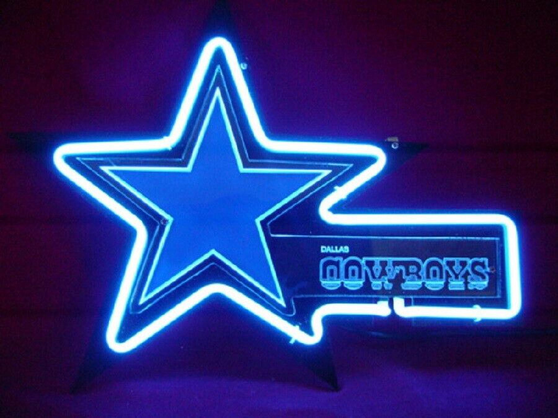 Queen Sense 14" For Dallas's Sports Team Cowboys Neon Sign Acrylic Man ...