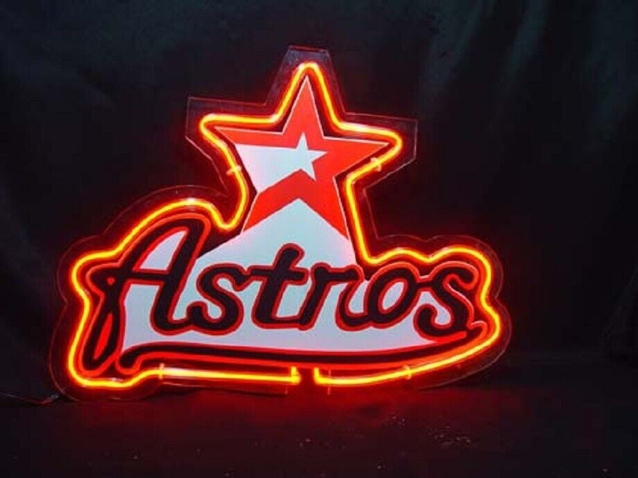 Queen Sense 14" For Houstons Sports League Astros Neon Sign Acrylic Man ...