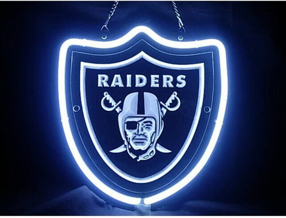 Queen Sense 14" For Las Vegas's Sports League Raiders 3D Carved Neon ...