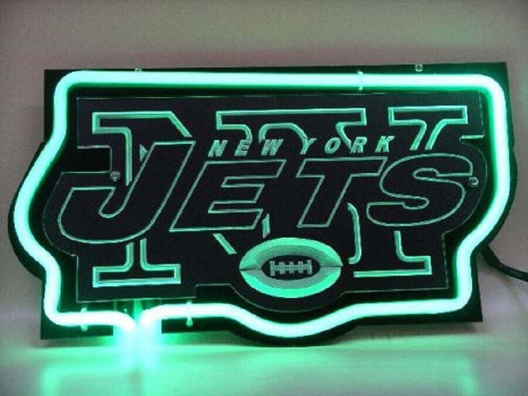 Queen Sense 14" For New Yorks Sports Team Jets 3D Carved Neon Sign ...
