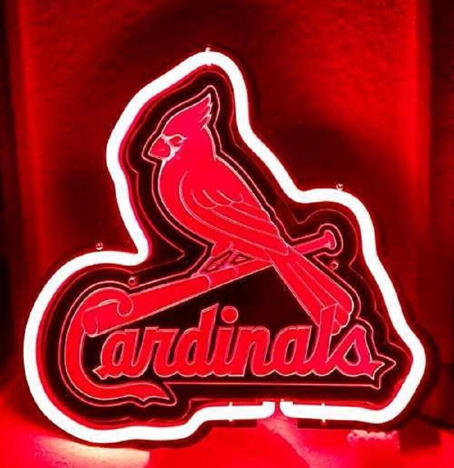 Queen Sense 14" For St.Louis's Sports League Cardinals 3D Carved Neon ...