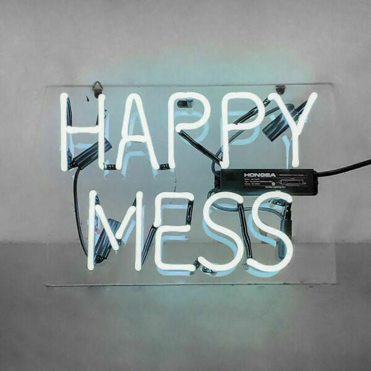 Queen Sense 14" Happy Mess Neon Sign Acrylic Man Cave Handmade Neon ...