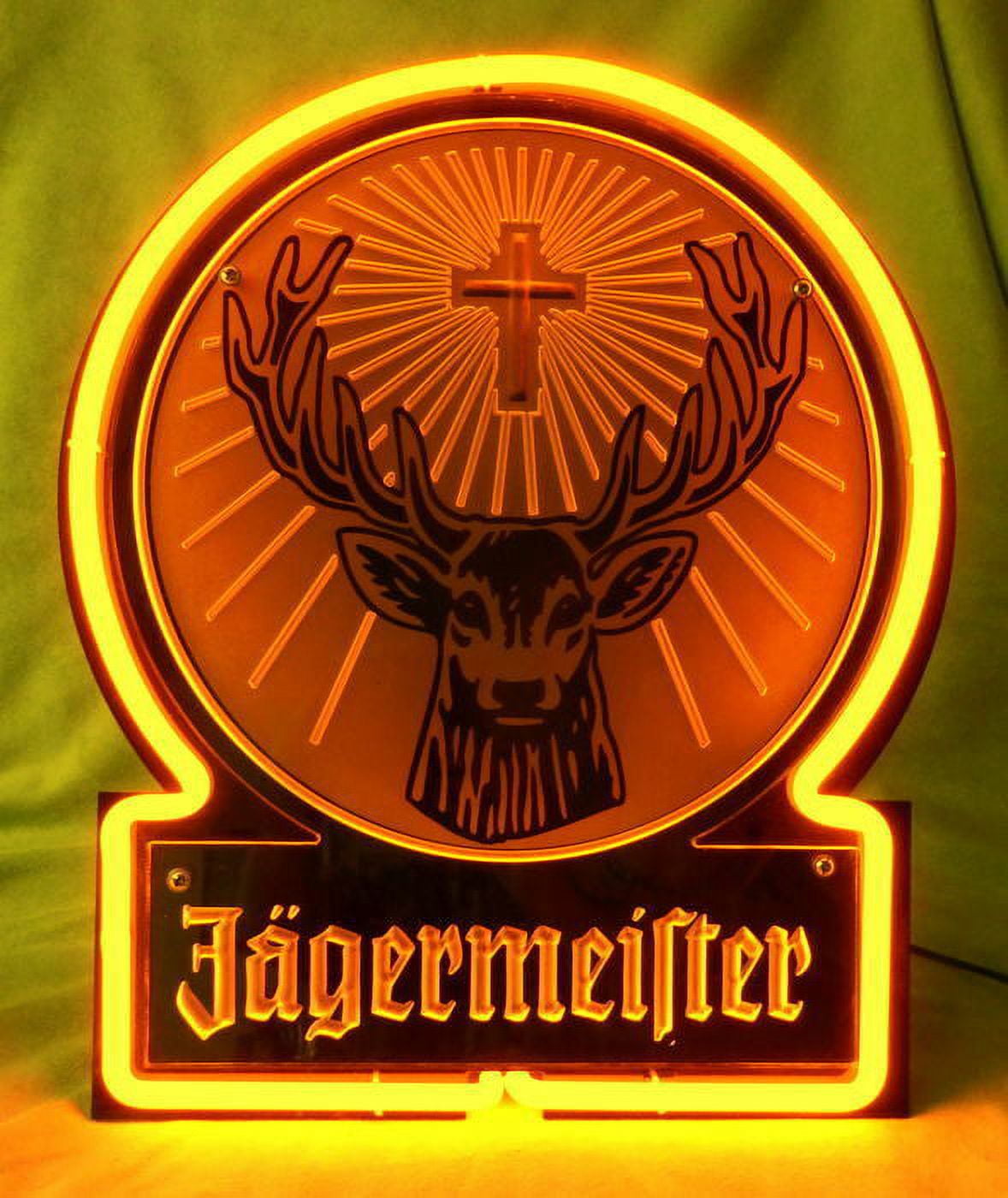 Queen Sense 14" Jagermeisters German 3D Carved Neon Sign Acrylic Man ...