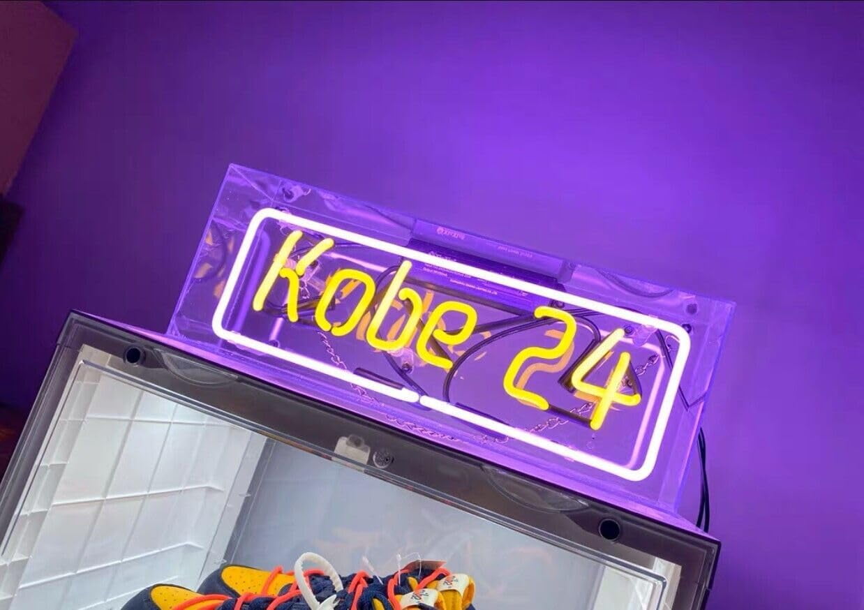 Queen Sense 14" Kobes 24 Neon Sign Acrylic Box Man Cave Beer Pub Bar ...