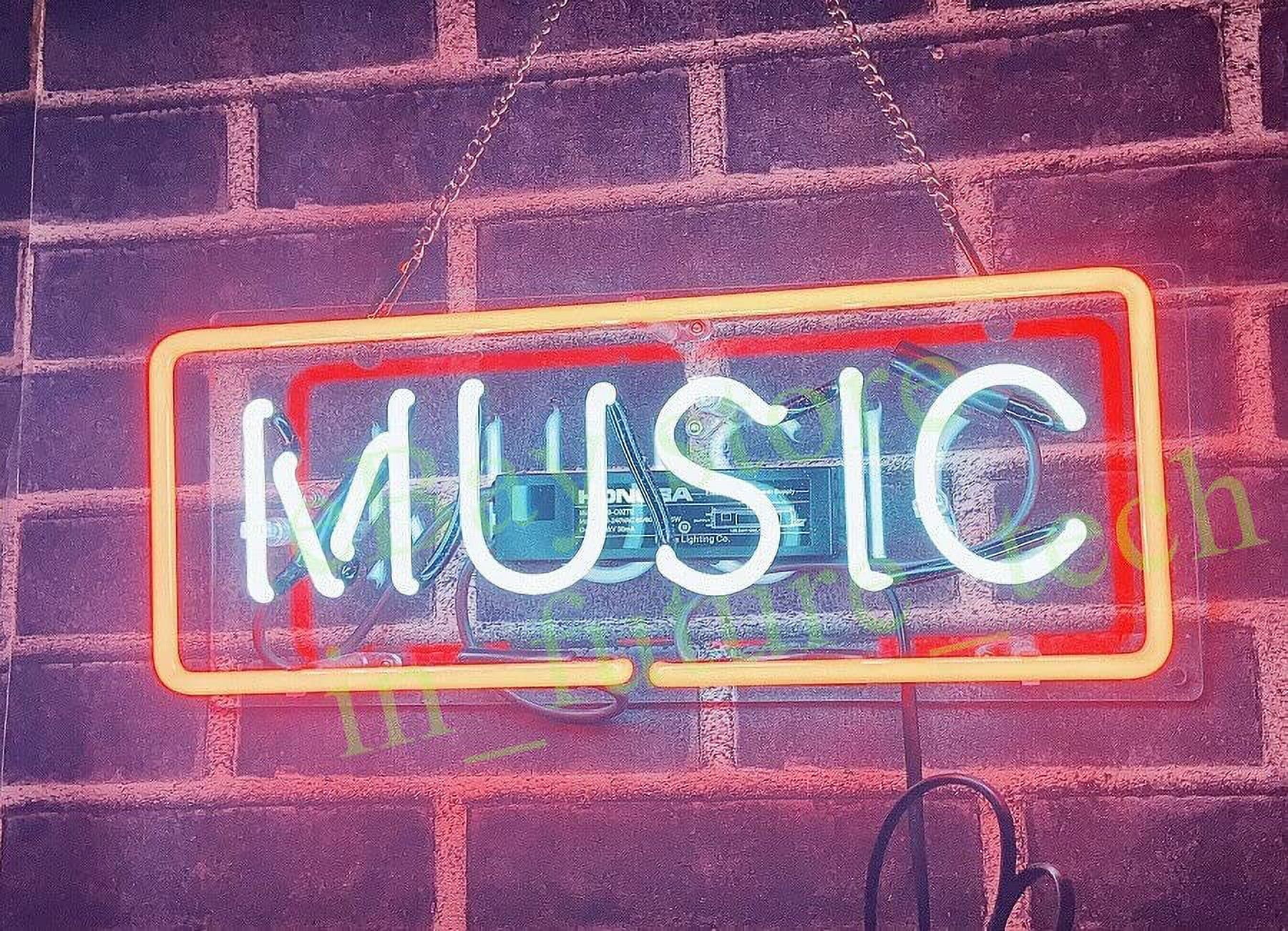 Queen Sense 14" Music Rectangle Neon Sign Acrylic Man Cave Handmade ...