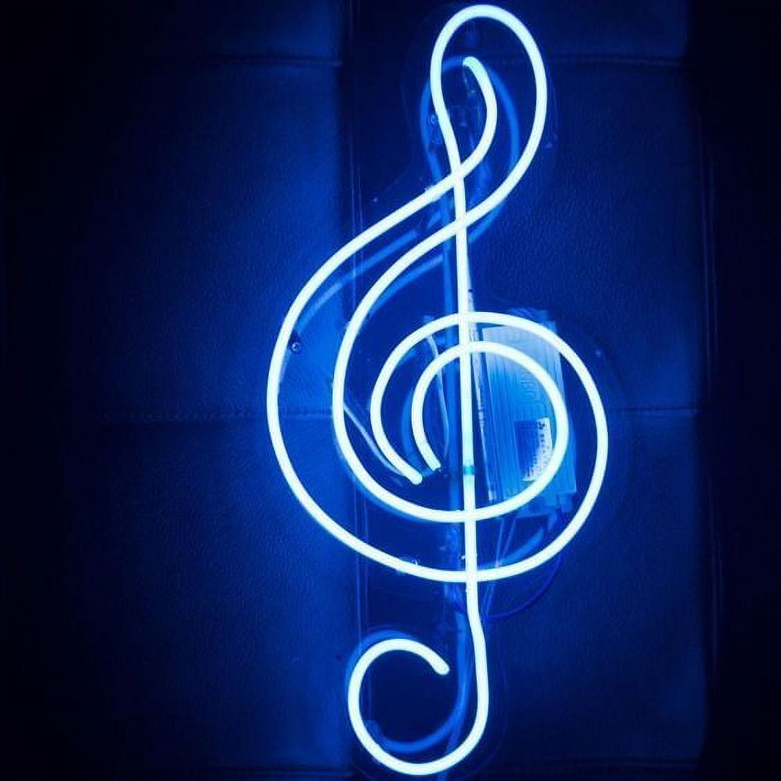 Queen Sense 14" Musical Note Neon Sign Acrylic Man Cave Beer Pub Bar ...