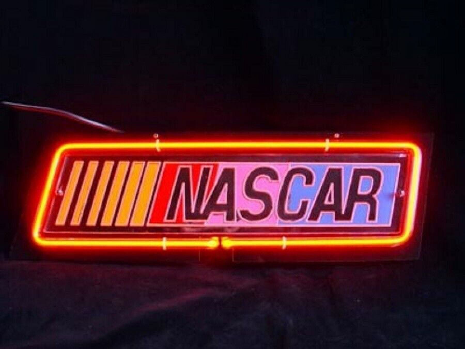 Queen Sense 14" Nascars 3D Carved Neon Sign Acrylic Man Cave Pub Bar ...
