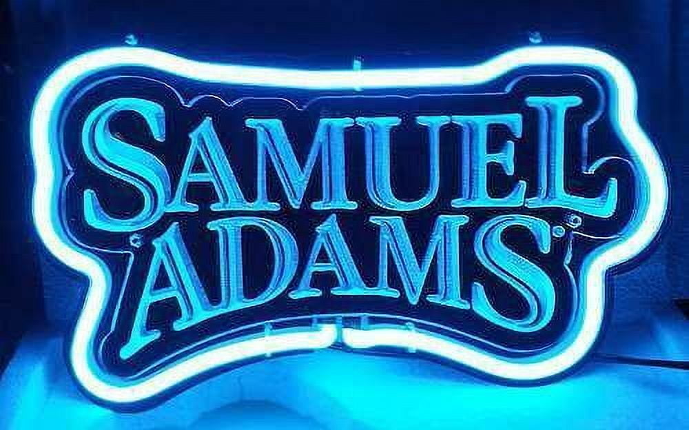 Queen Sense 14" Samuel Adam Beer 3D Carved Neon Sign Acrylic Man Cave ...