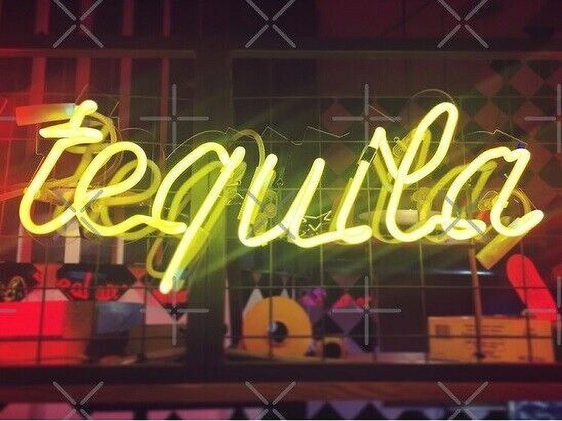 Queen Sense 14" Tequilas Neon Sign Acrylic Man Cave Pub Bar Wall Decor ...