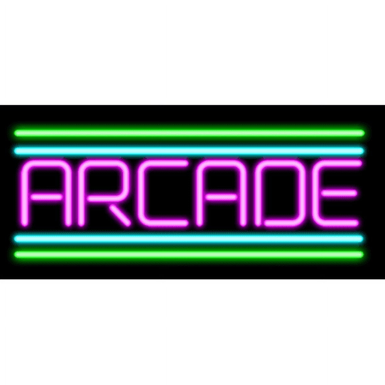 Queen Sense 14"x10" Arcade Neon Sign Man Cave Handmade Neon Light ...