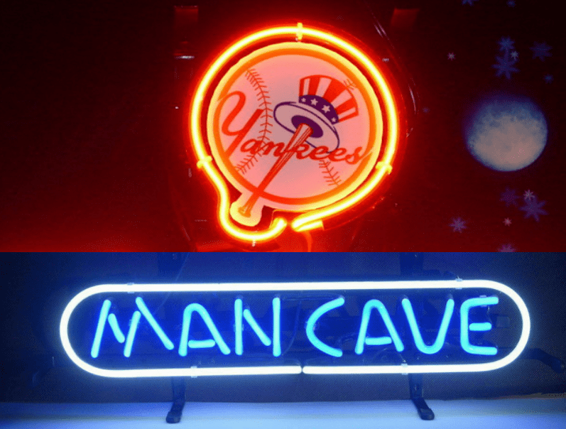 Queen Sense 14"x10" For New Yorks Sports League Yankees Neon Sign Man ...