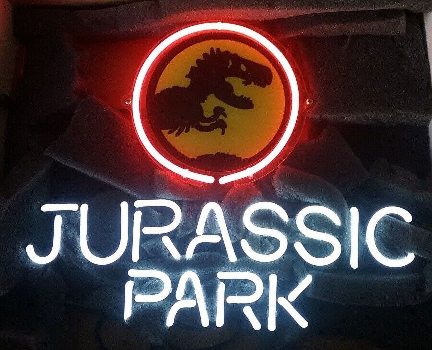 Queen Sense 14"x10" Jurassics Park Neon Sign Man Cave Pub Bar Wall ...