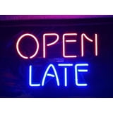 Queen Sense 14"x10" Open Late Neon Sign Man Cave Handmade Neon Light ...