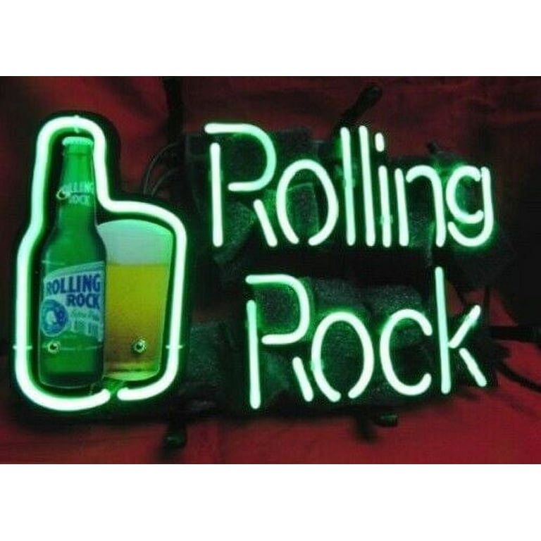 Rolling Rock Beer Neon Sign Rolling Rock Pride Of Pa Neon Beer Sign