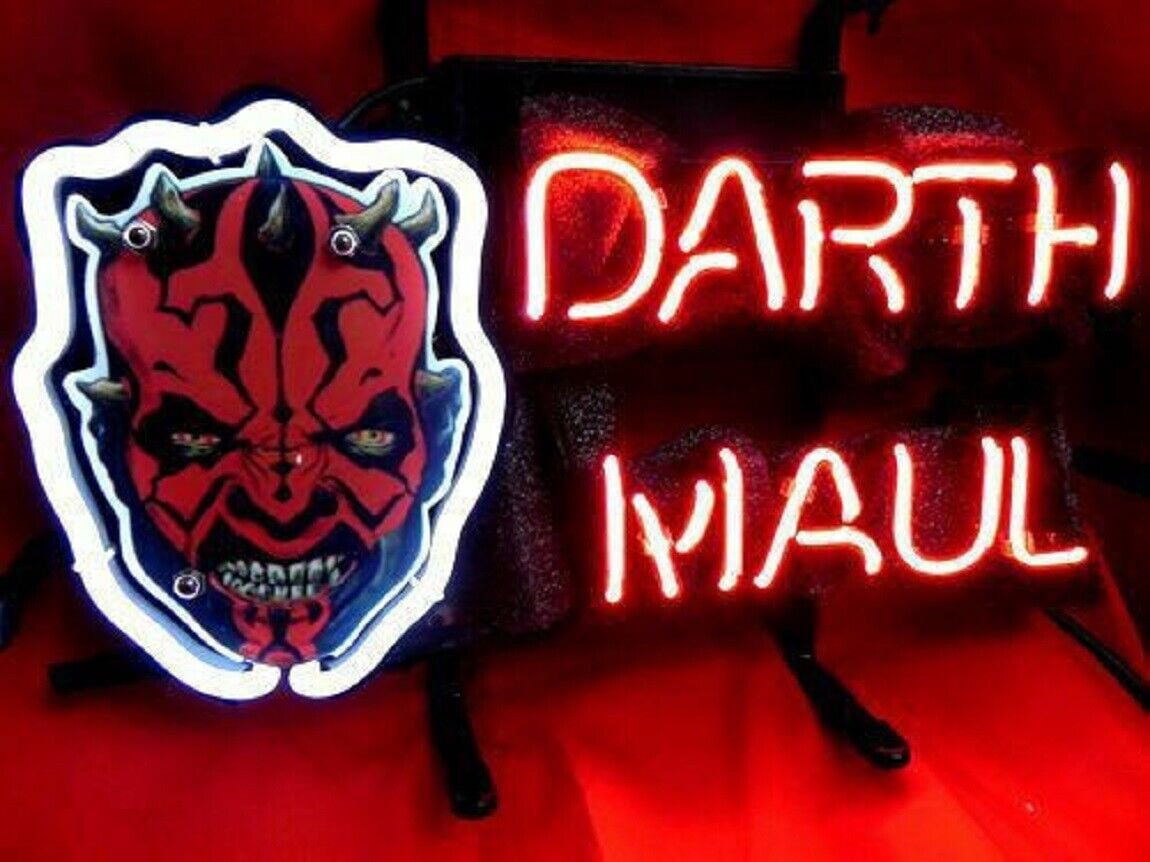 Queen Sense 14"x10" Star War Darths Maul Vader Neon Sign Man Cave Beer ...