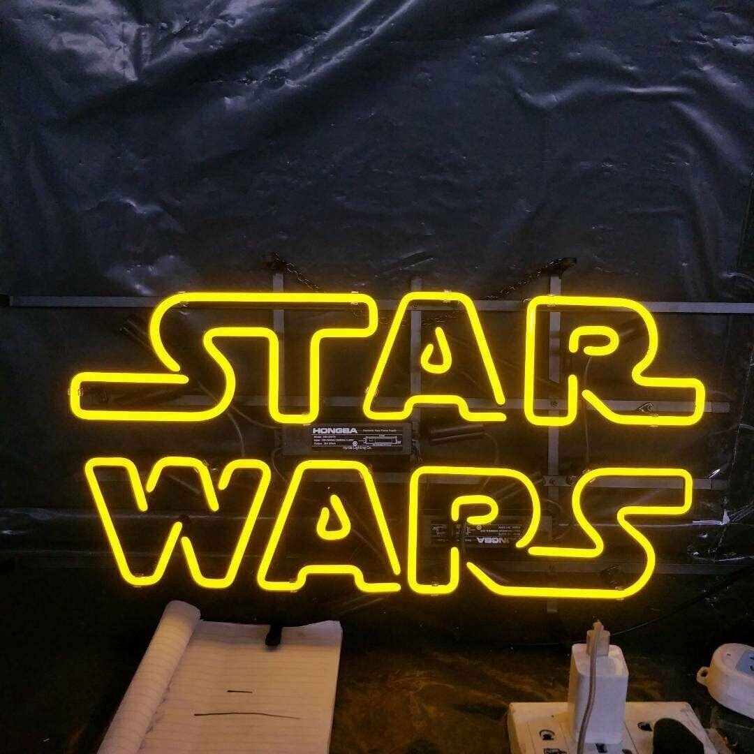 Queen Sense 14"x10" Star War Neon Sign Man Cave Handmade Neon Light ...