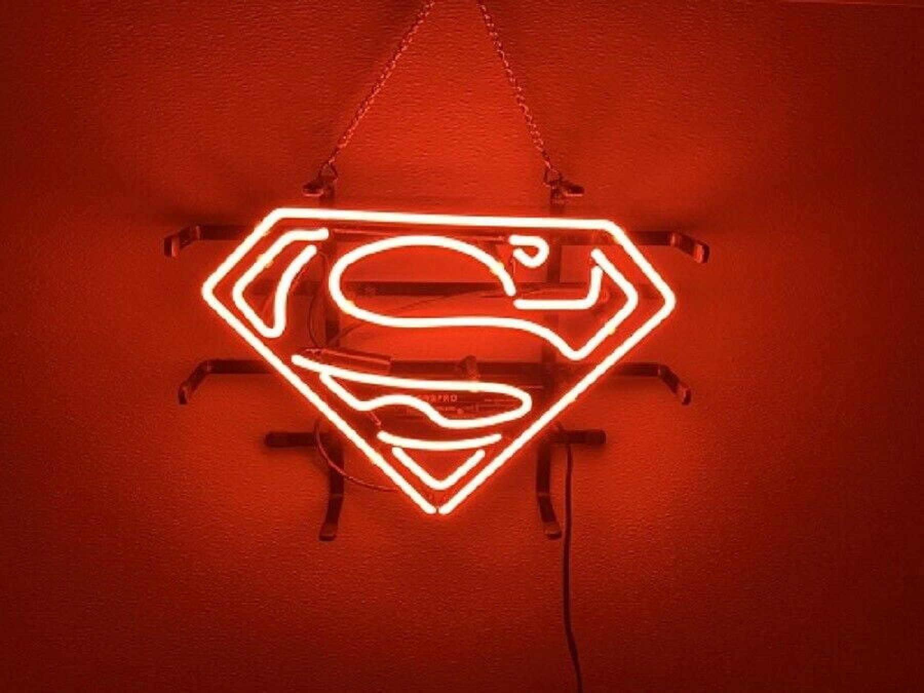 Queen Sense 14"x10" Super Hero For Superman's Neon Sign Man Cave Pub ...