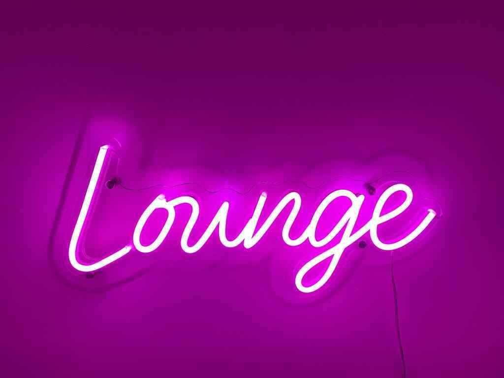 Queen Sense 14"x6.3" Lounge Club LED Sign Light Wall Decor Party Night ...