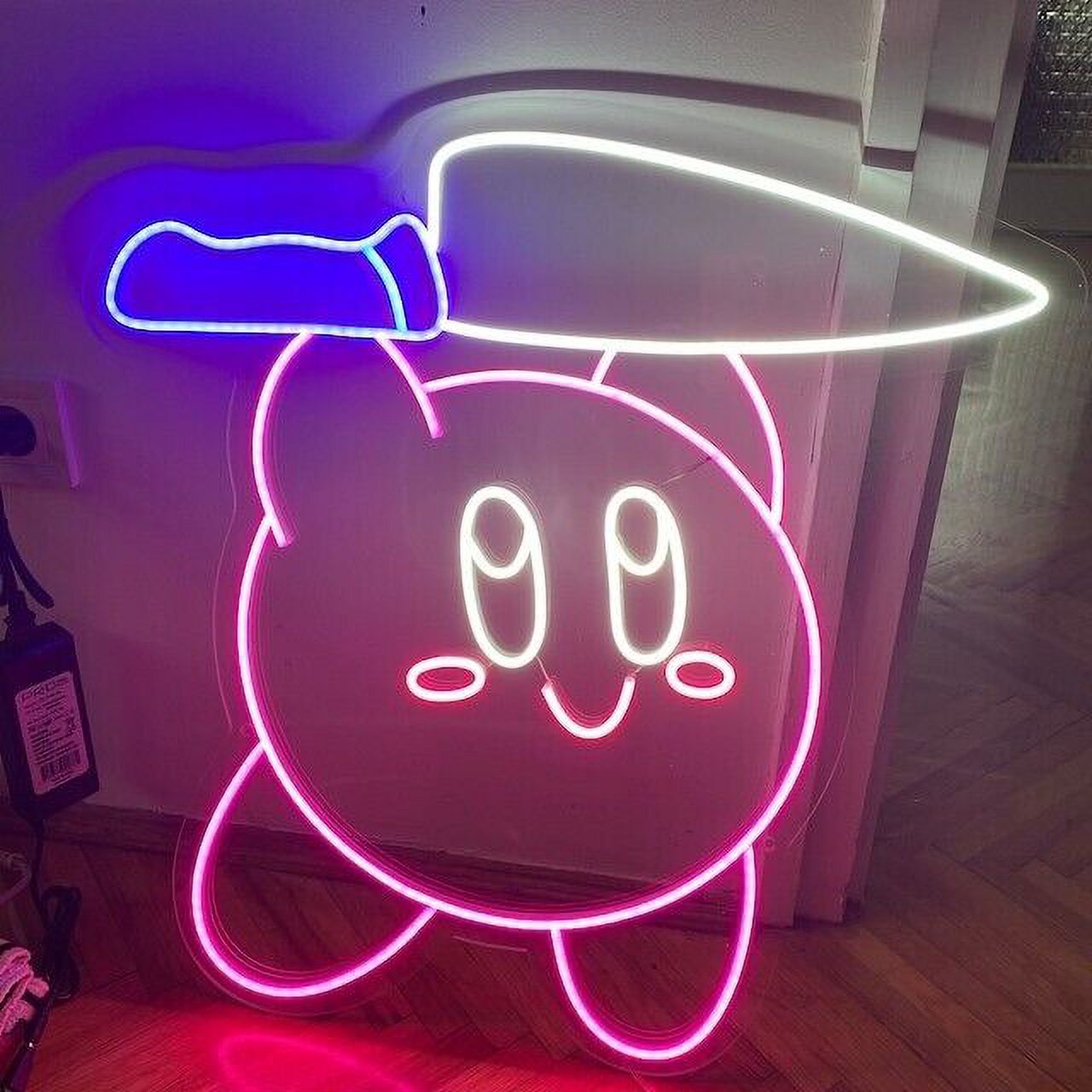 Queen Sense 15"x14" Kirby Knife LED Sign Light Wall Decor Party Night ...