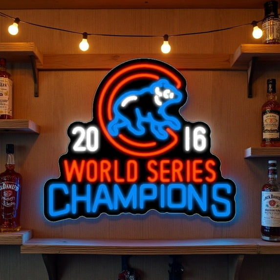 Queen Sense 16"x14" Chicagos Sports League Cubs Walking Bear 2016 World ...