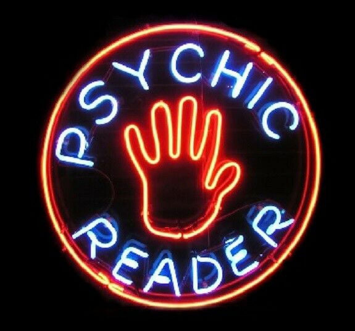 Queen Sense 16"x16" Psychic Palm Reader Hand Neon Sign Man Cave ...