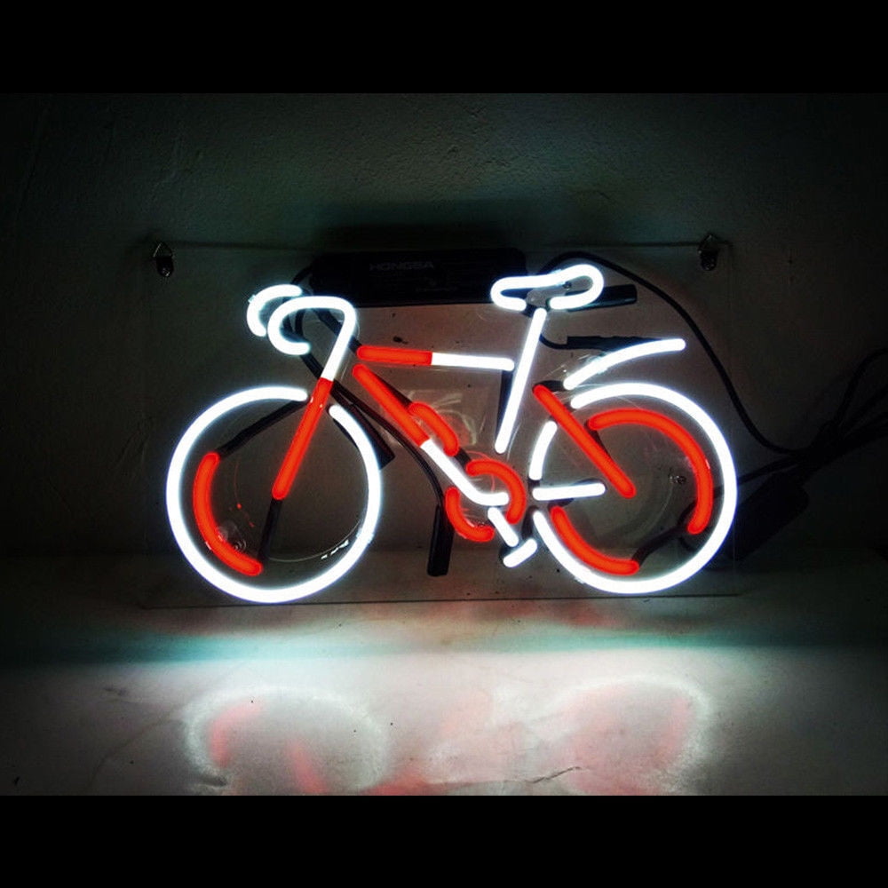 Queen Sense 17" Custom Bike Bicycle Neon Sign Acrylic With Dimmer Man ...