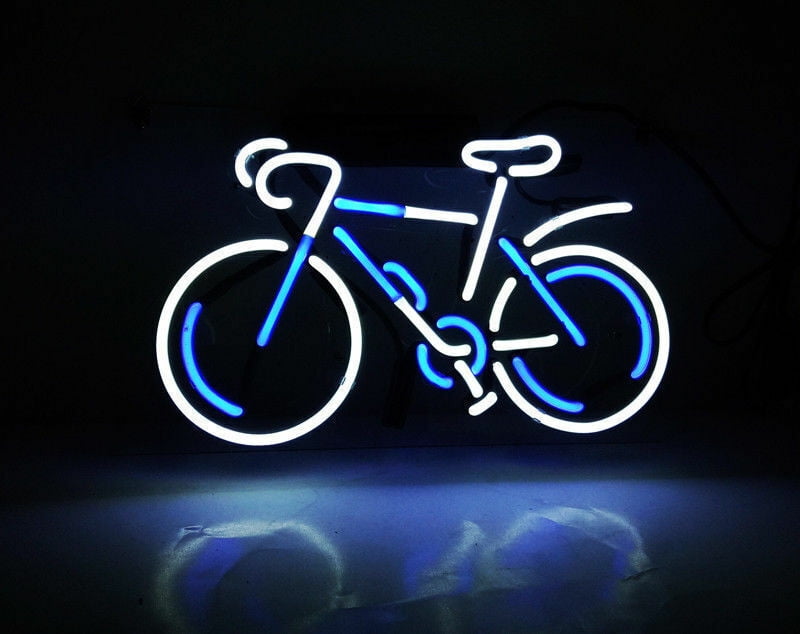 Queen Sense 17" Custom Bike Bicycle Neon Sign Acrylic With Dimmer Man ...