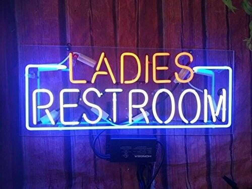 Queen Sense 17" Custom Ladies Restroom Neon Sign Acrylic Man Cave Beer ...