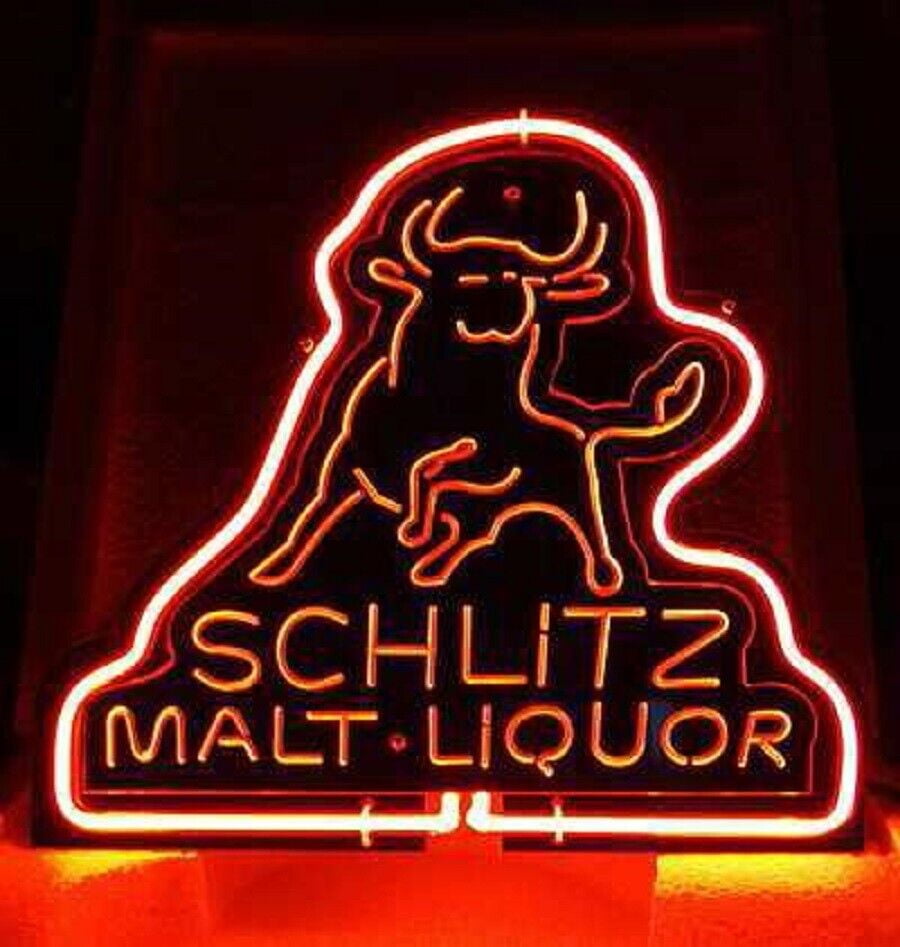 Queen Sense 17" Custom Schlitz Malt Liquor 3D Carved Neon Sign Acrylic ...