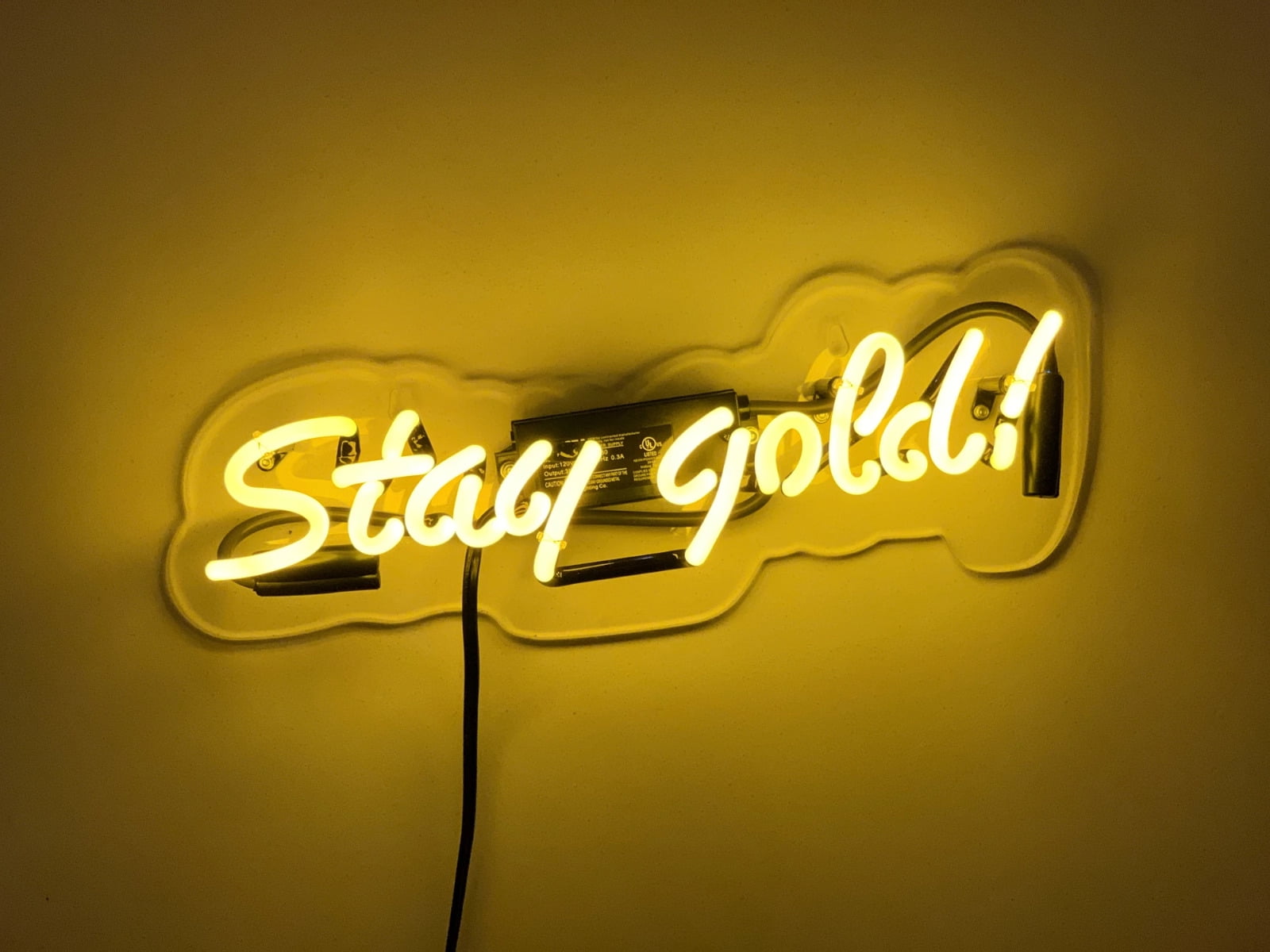 Queen Sense 17" Custom Stay Gold Neon Sign Acrylic Man Cave Beer Pub ...