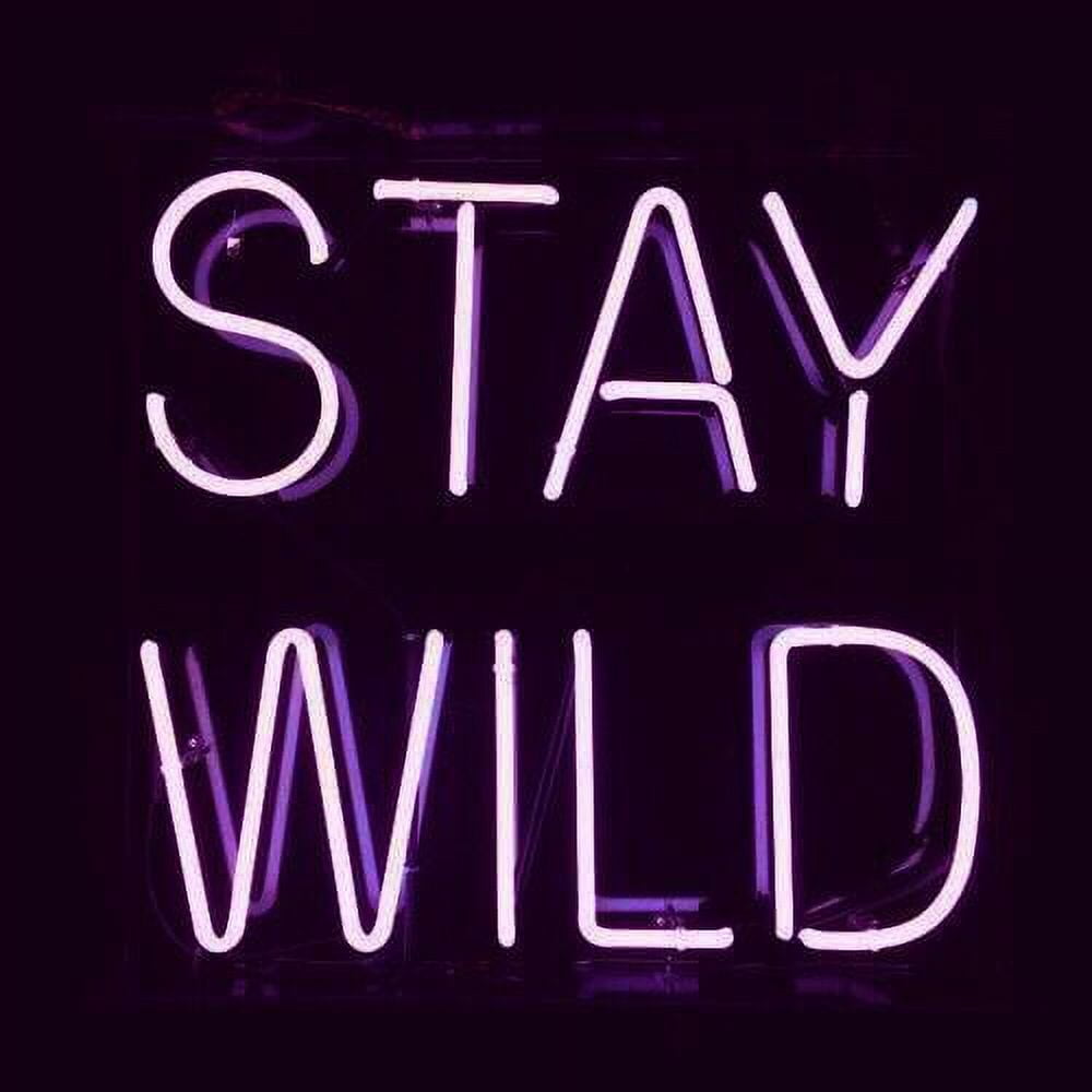 Queen Sense 17" Custom Stay Wild Neon Sign Acrylic Man Cave Beer Pub ...