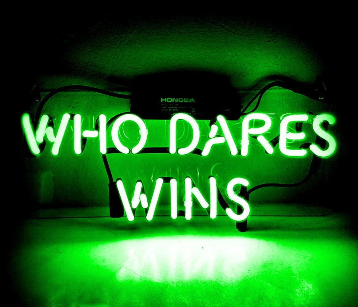 Queen Sense 17" Custom Who Dares Wins Neon Sign Acrylic Man Cave Beer ...