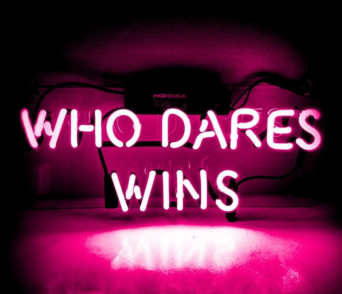 Queen Sense 17" Custom Who Dares Wins Neon Sign Acrylic Man Cave Beer ...
