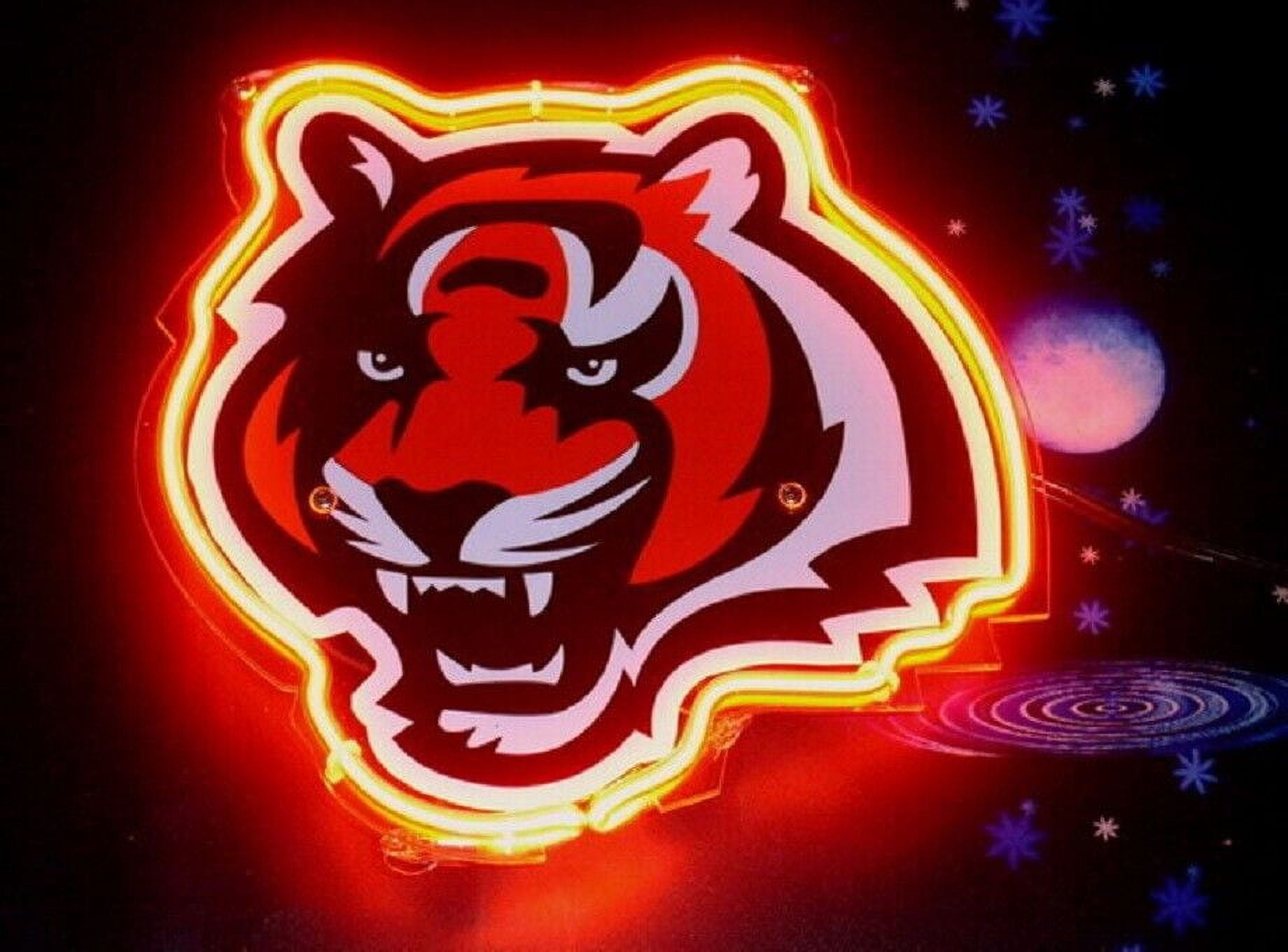 Queen Sense 17" For Cincinnatis Sports League Bengals Neon Sign Acrylic ...