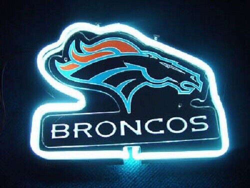 Queen Sense 17" For Denvers Sports Team Broncos 3D Carved Neon Sign ...