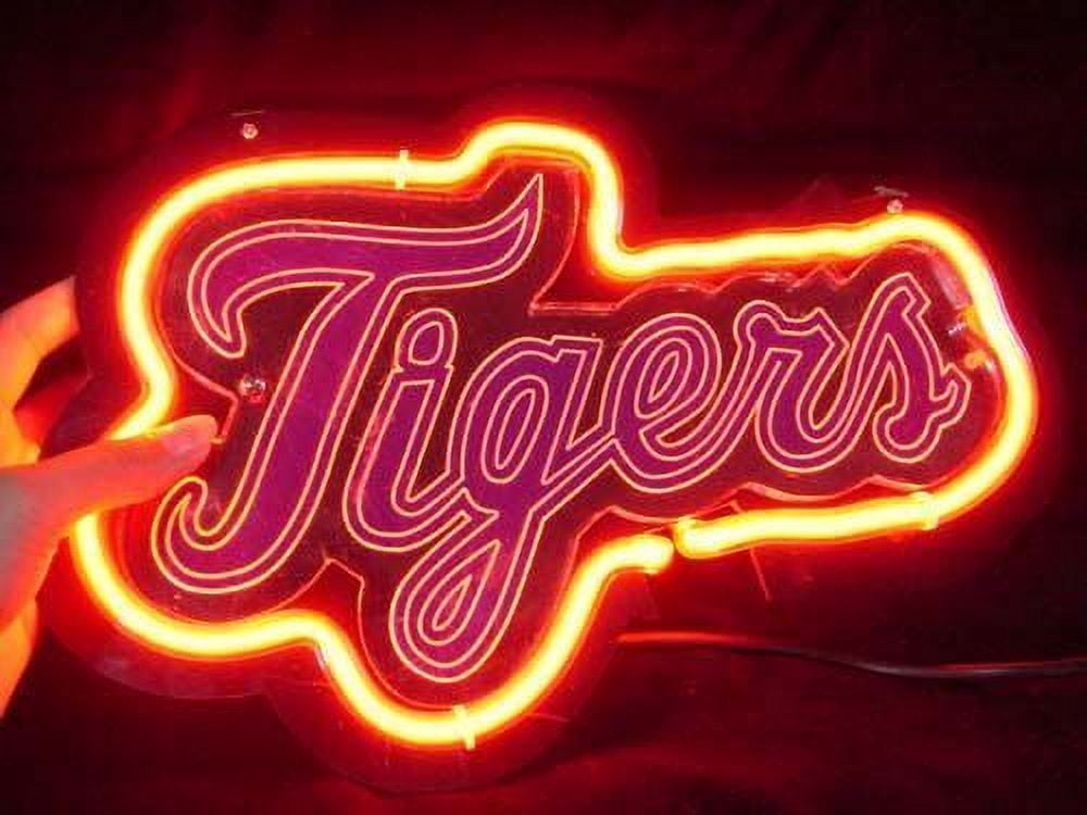 Queen Sense 17" For Detroits Sports League Tigers 3D Carved Neon Sign ...