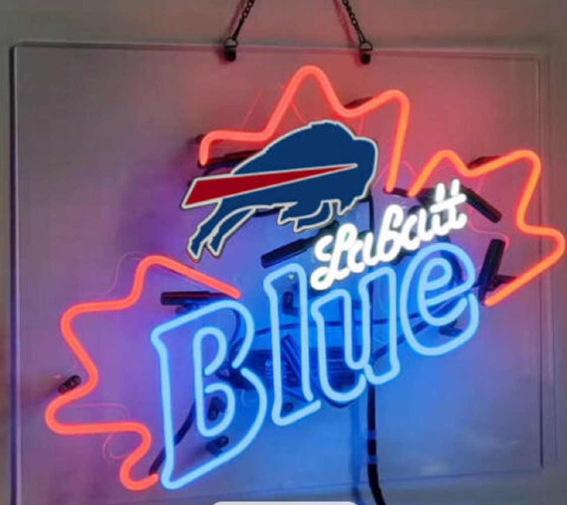 Queen Sense 17" For Labatt Blues Buffalos Sports Team Sabres Maple Neon ...