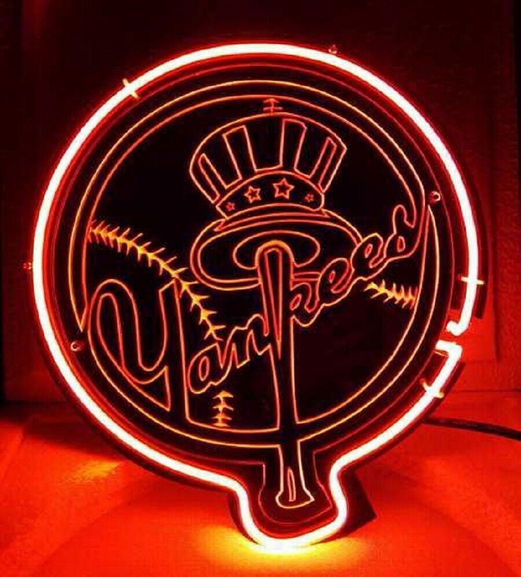 Queen Sense 17" For New Yorks Sports Team Yankees Neon Sign 3D Carved ...
