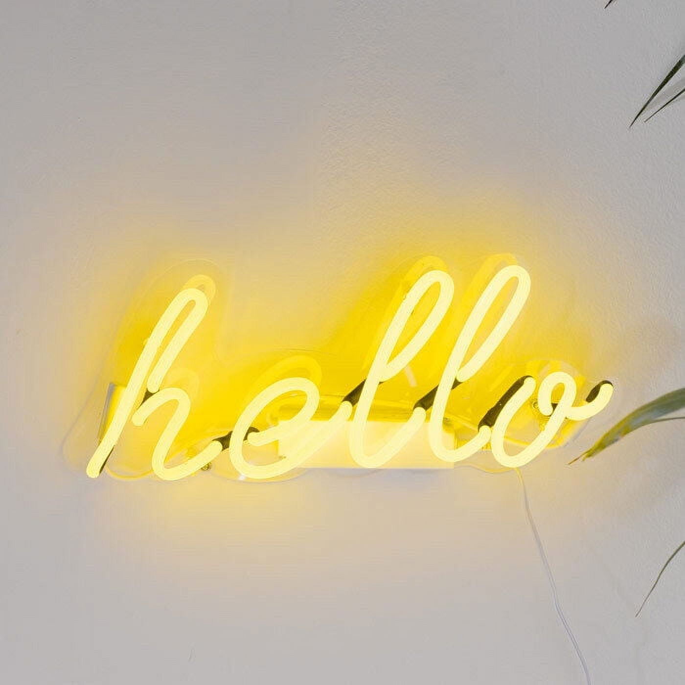 Queen Sense 17" Hello Neon Sign Acrylic Man Cave Beer Pub Bar Wall ...