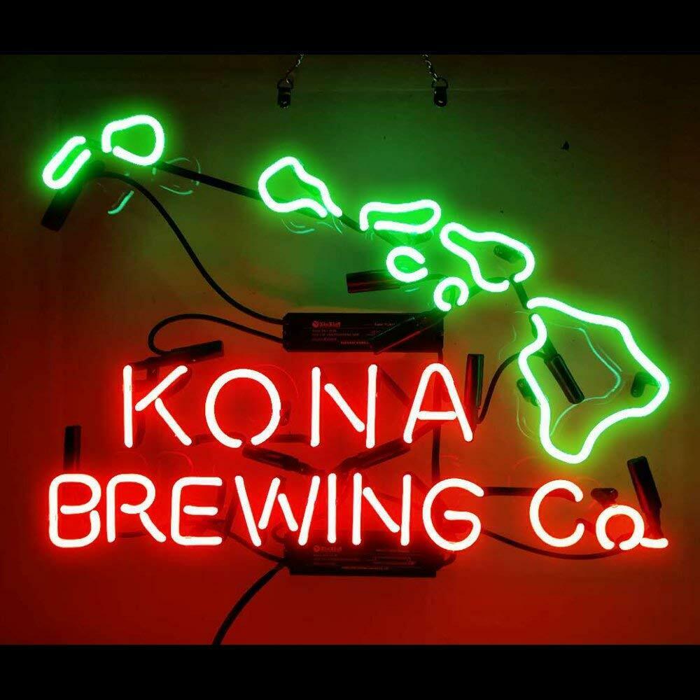 Queen Sense 17" Kona Brewing Company Hawaii Neon Sign Acrylic With ...