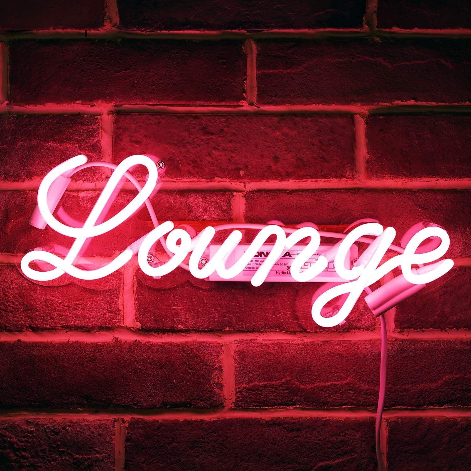 Queen Sense 17" Lounge Neon Sign Acrylic Man Cave Wall Decor Beer Pub ...