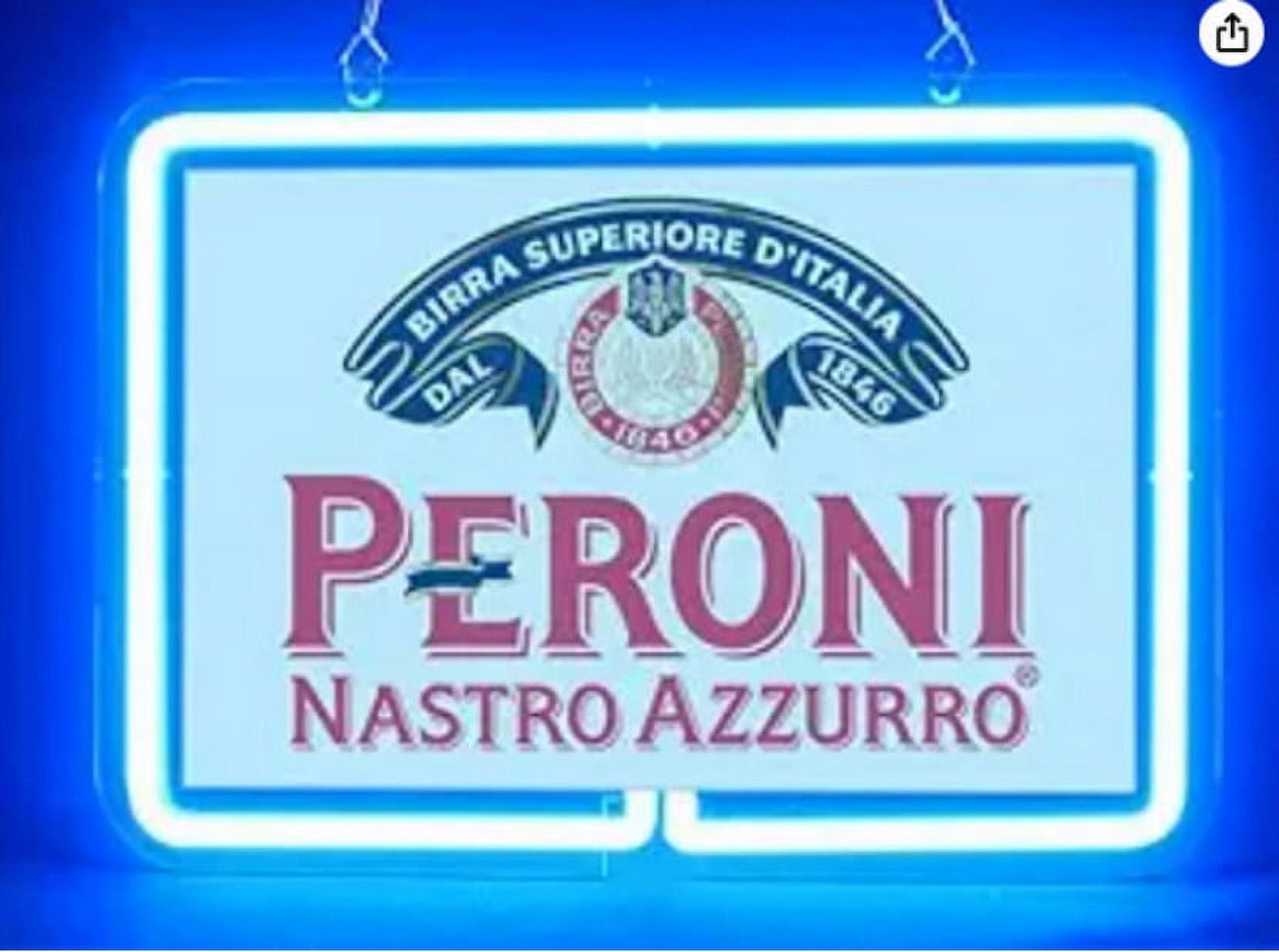 Queen Sense 17" Peroni Nastro Azzurro Neon Sign Acrylic Man Cave Beer ...